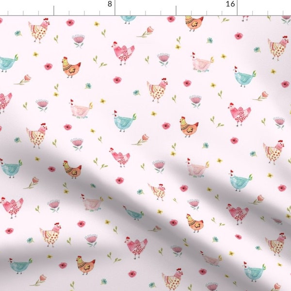 Chicken Fabric - Etsy