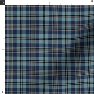 Plaid Fabric Custom Trendy Blue Plaid 2 by Eclectic House Plaid Checked ...