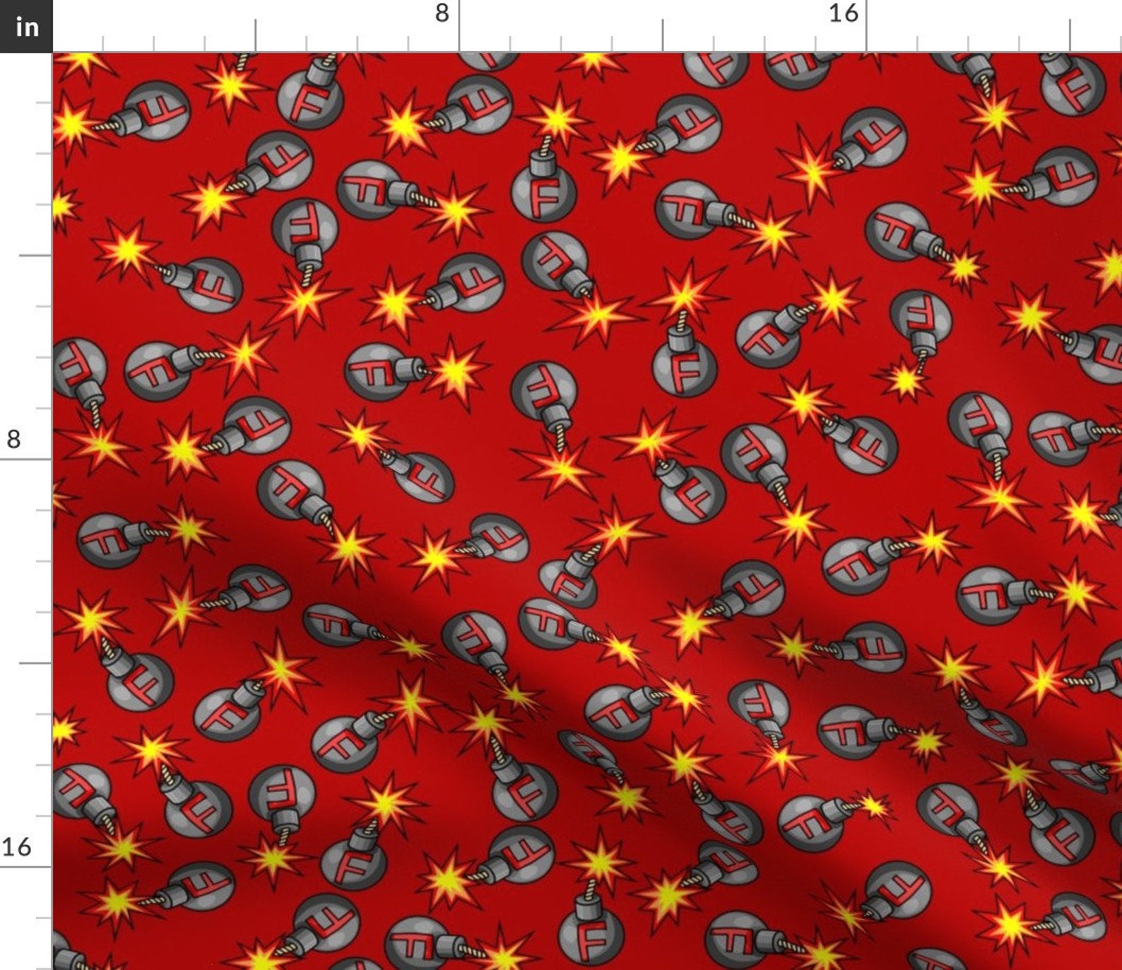 F-bomb Fabric F-bomb Scattered Large by Shala F-bomb Funny - Etsy