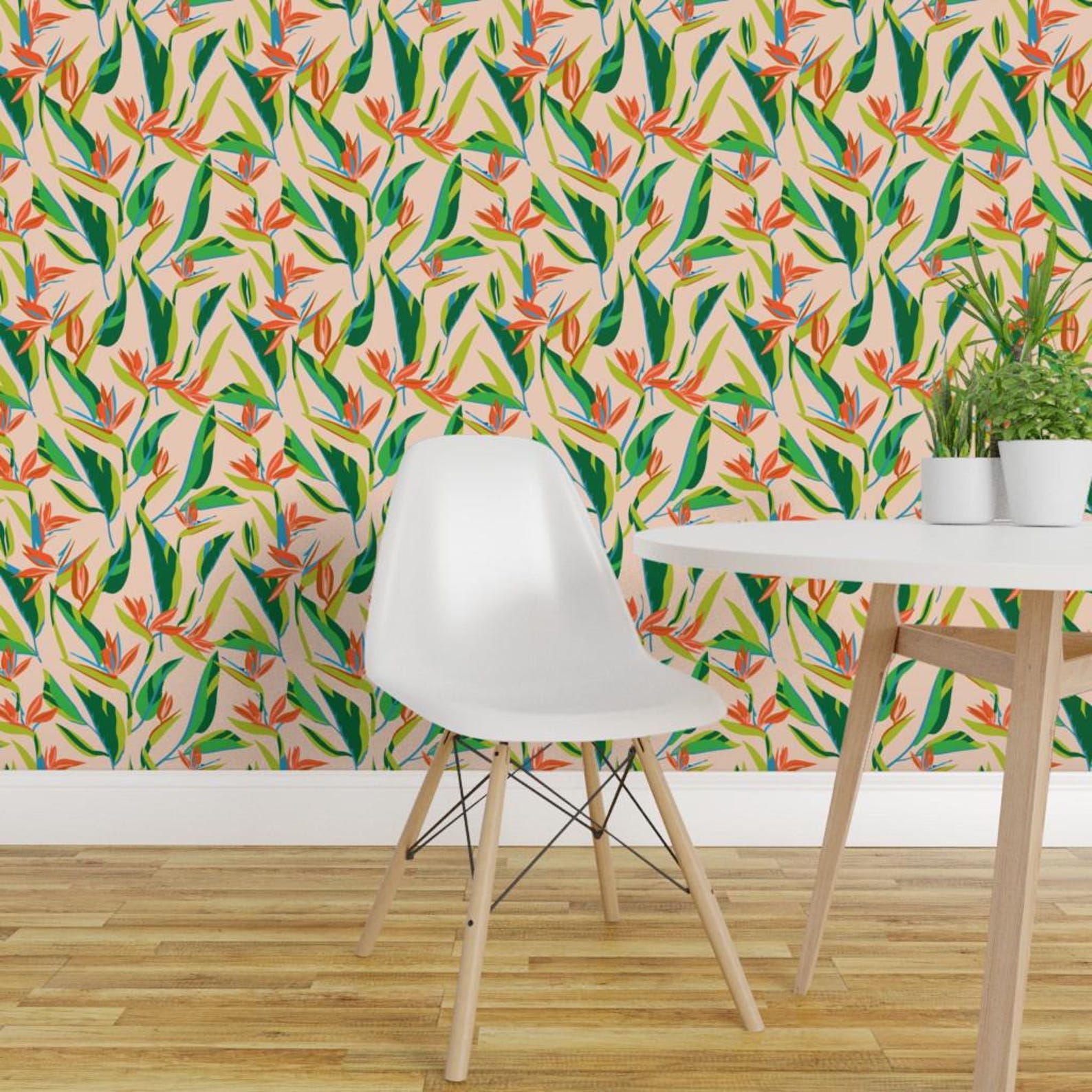 Wallpaper Roll - Anthology of Pattern Elle Bird of Paradise Light by ...