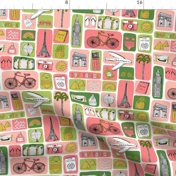 Travel Fabric - Etsy