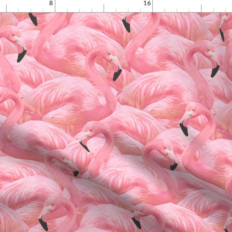 Flamingo Fabric - Etsy