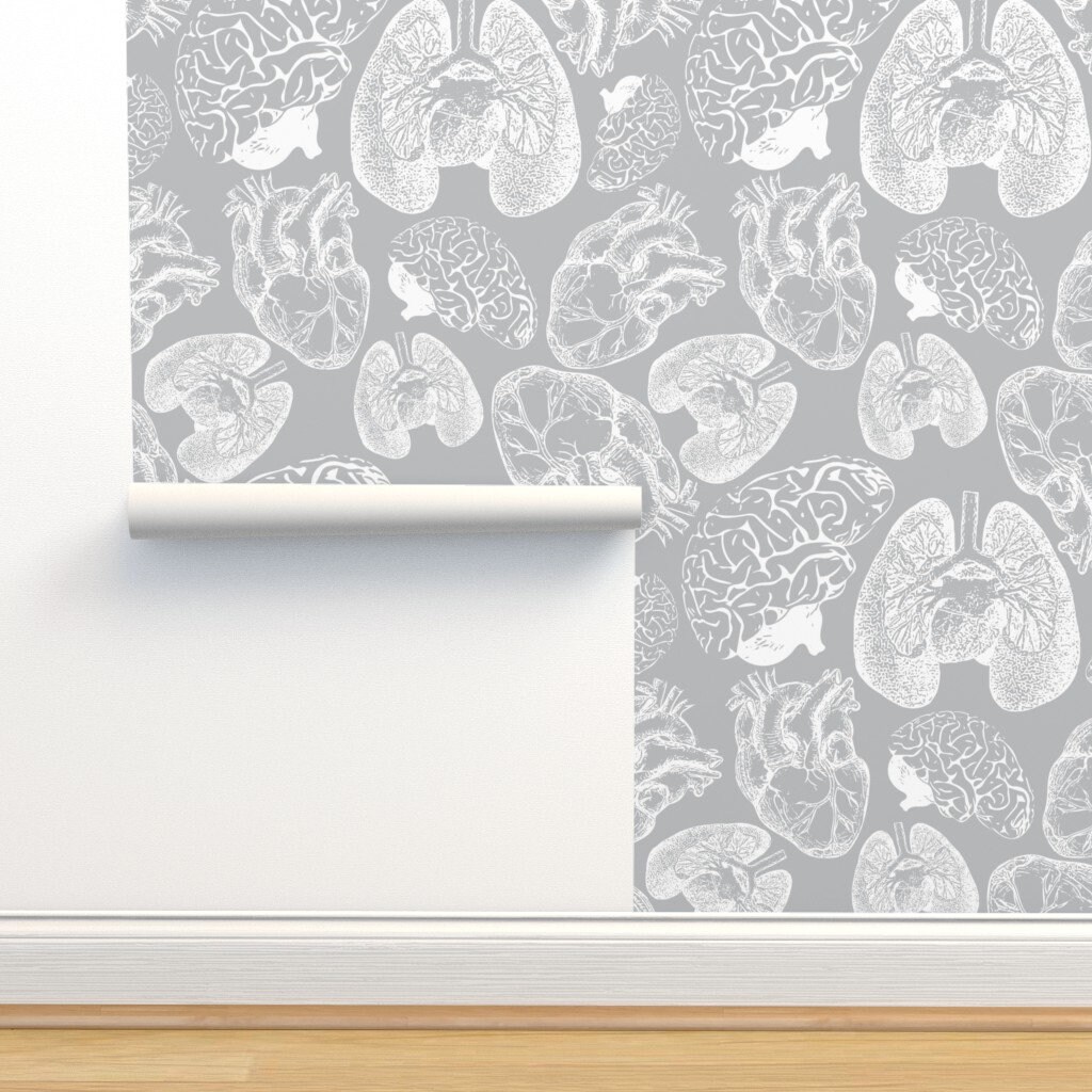 Anatomy Wallpaper Anatomical Organ Variety by - Etsy