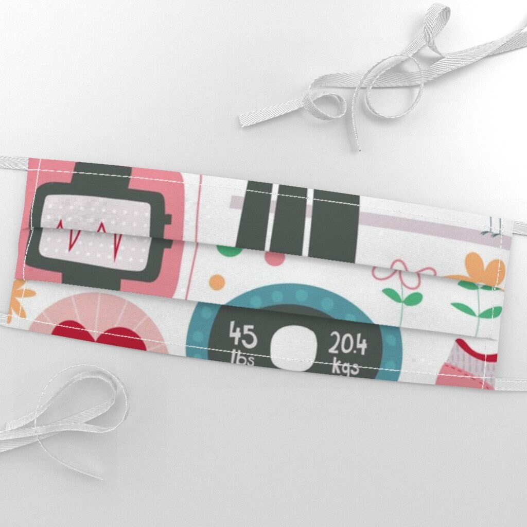 Fitness Fabric Fabulous Fit Fun by Designs by Lisa K | Etsy