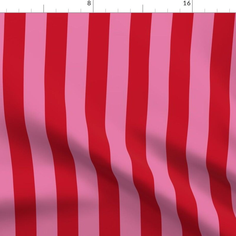 Red and Pink Fabric - Etsy