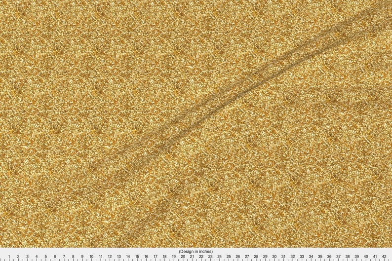 Faux Gold Glitter Fabric Gold Glitter By Willowlanetextiles | Etsy