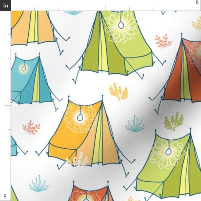 Kids Colorful Tent Fabric Camping by Oksancia Modern - Etsy