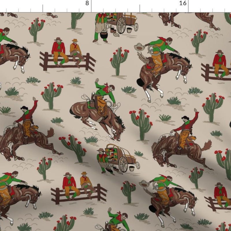 Western Fabric by the Yard - Etsy