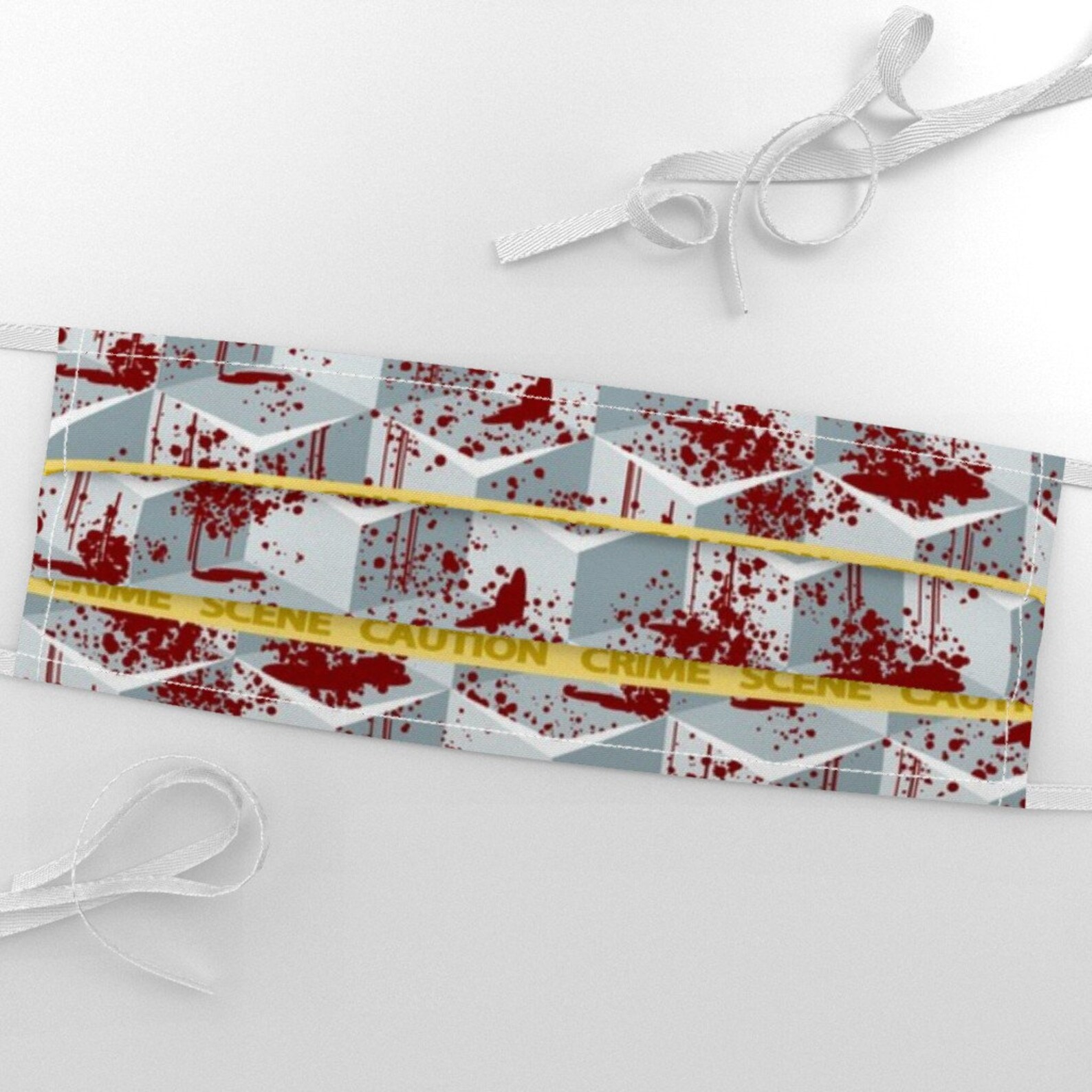 Crime Fabric crime Scene by Thirdhalfstudios Caution Tape | Etsy