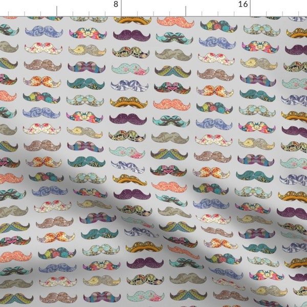 Rainbow Mustache - Etsy