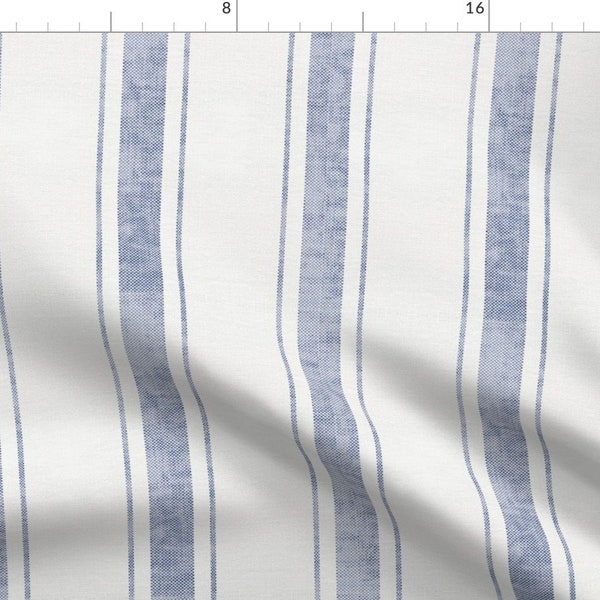 Striped Linen Fabric - Etsy
