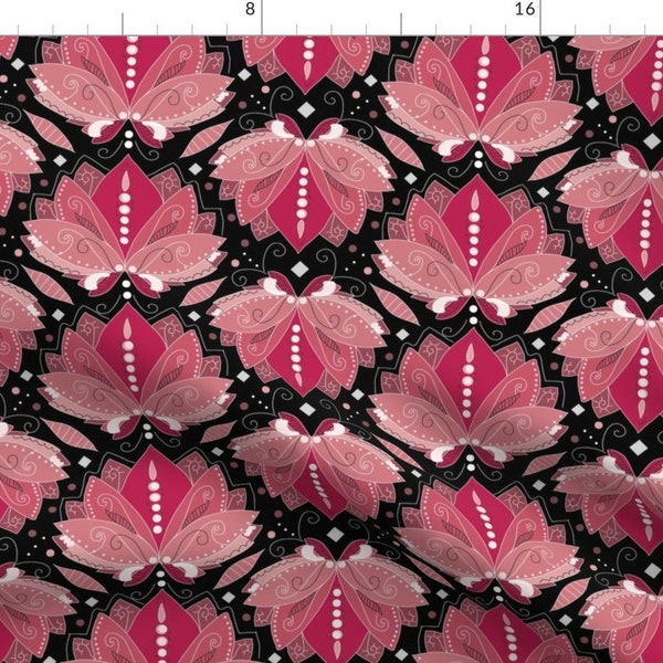 Lotus Fabric - Etsy