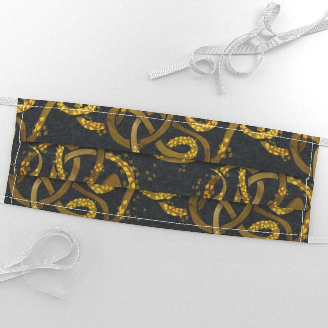 Desert Snakes Fabric Serpentine by Ceciliamok Desert | Etsy