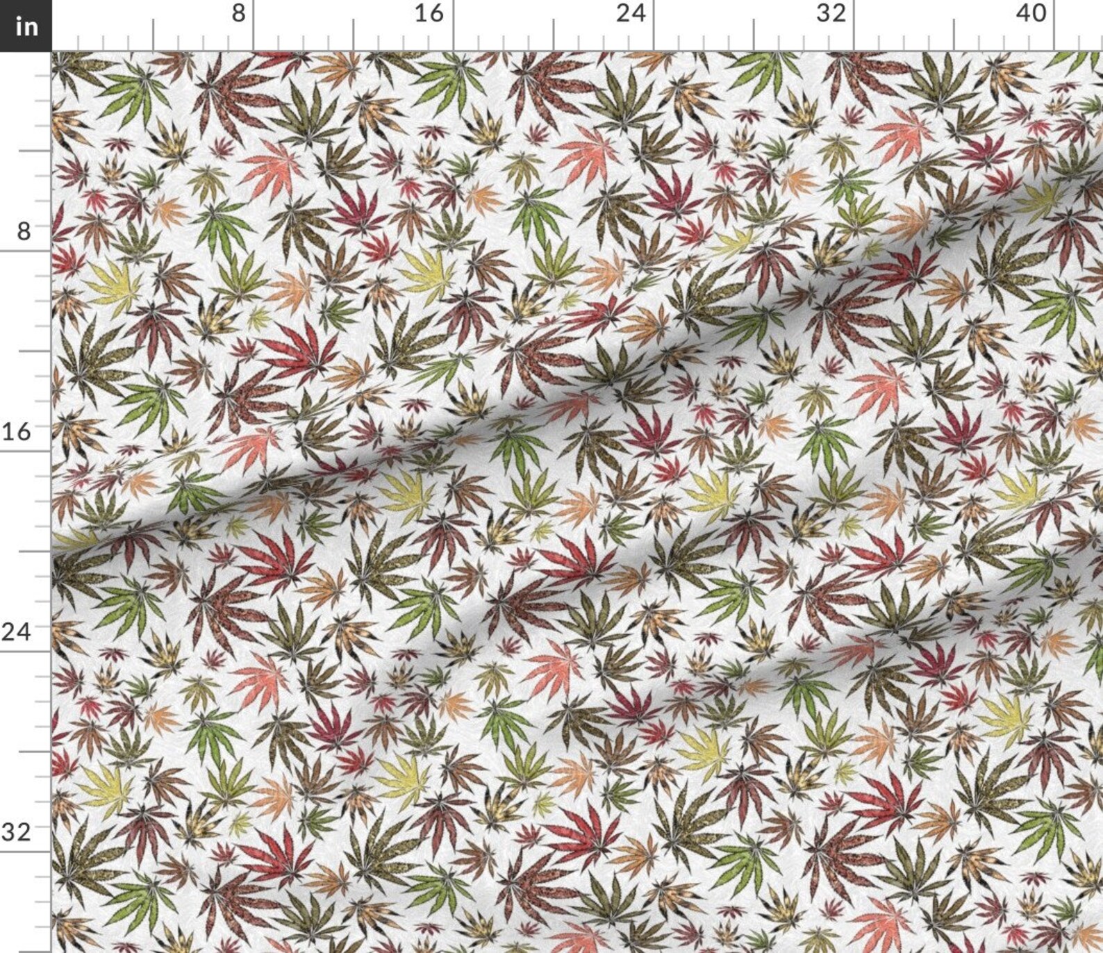 Marijuana Fabric Swirling Ganja by Camomoto Marijuana Pot - Etsy