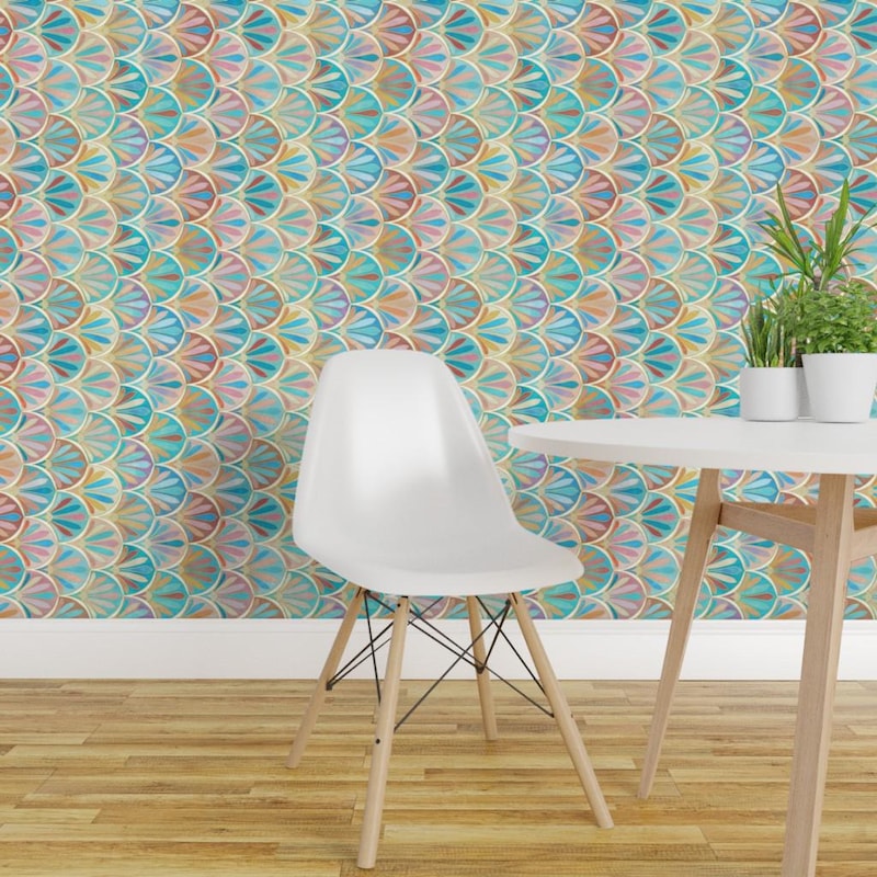 Fish Scale Wallpaper - Etsy