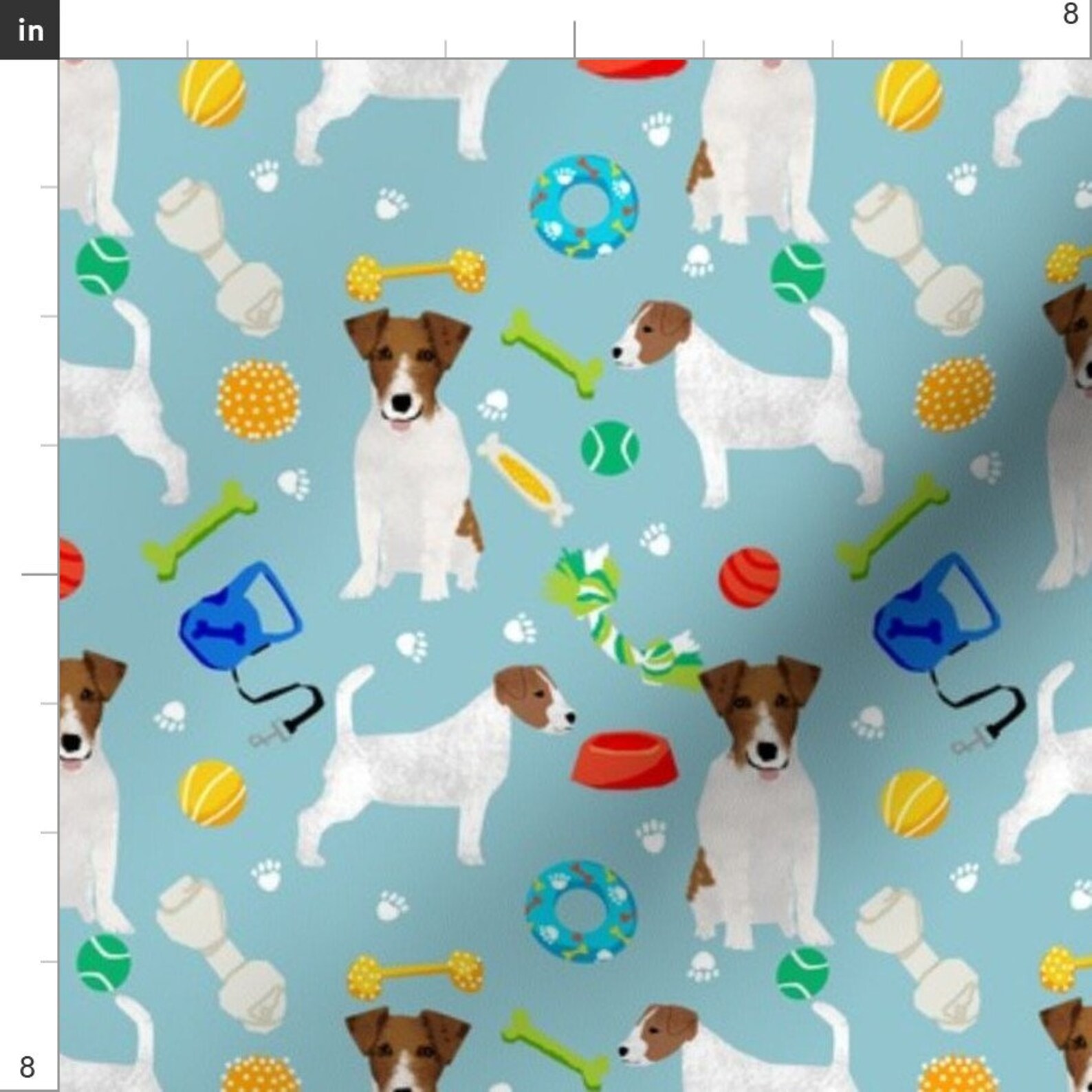 Jack Russell Fabric Jack Russell Dog Toys Lovers Toys for - Etsy