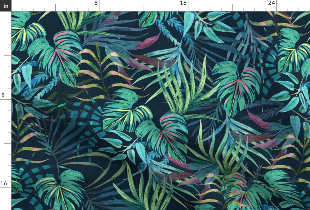 Lavish Tropical Fabric - in A Tropical Mood by Michele Norris - Moody ...