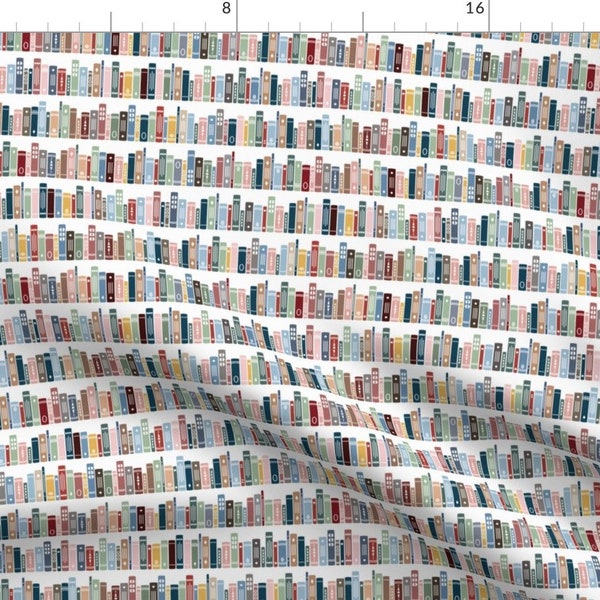 Library Book Fabric - Etsy