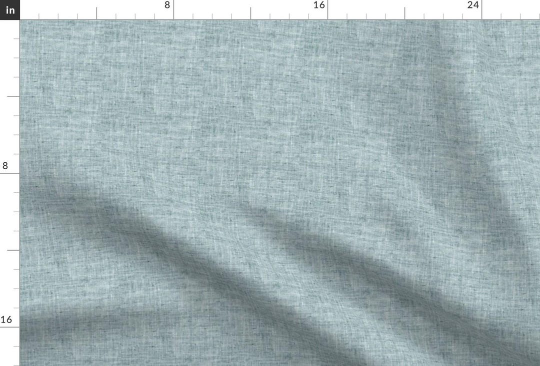 Solid Heathered Blue Fabric - Textured Solid (light Blue Grey) by ...
