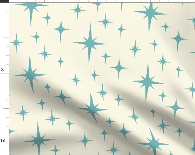 Retro Atomic Stars Fabric - Etsy