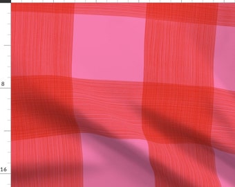 Red and Pink Fabric | Etsy