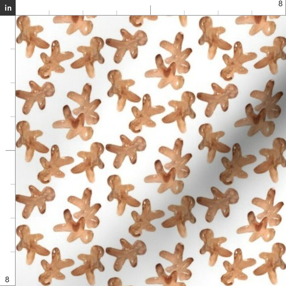 Gingerbread Man Fabric Gingerbread Men by Erinanne Winter - Etsy