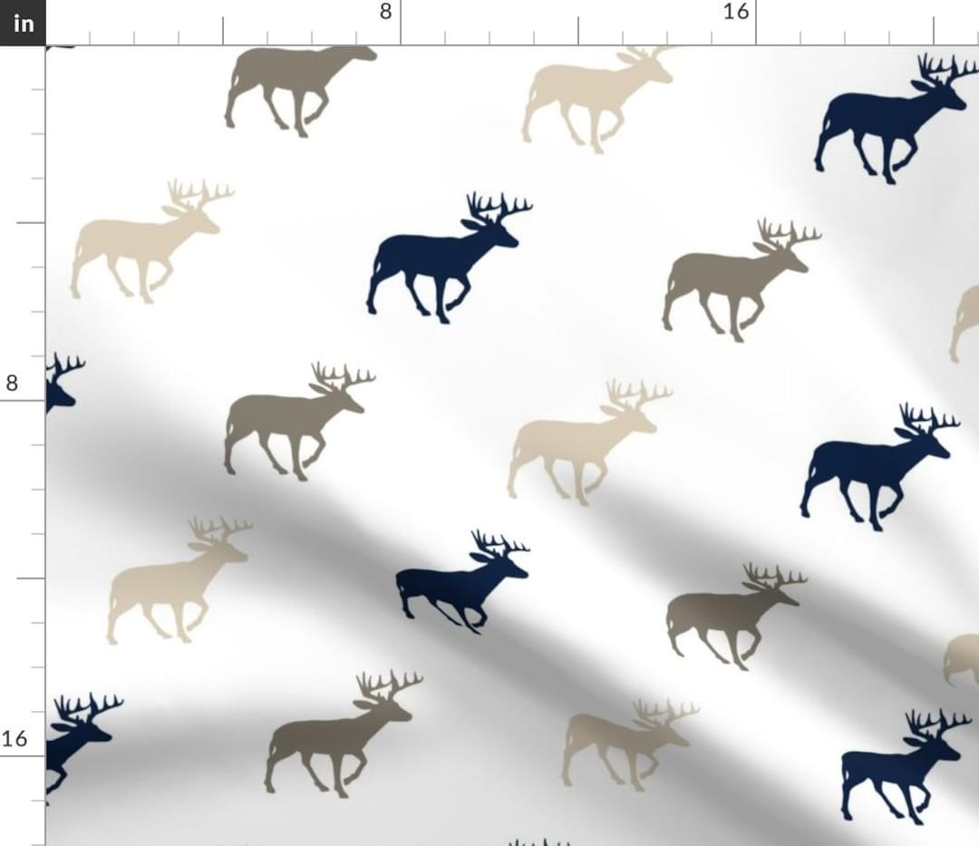 Buck Fabric Multi Buck // Rustic Woods Collection by Littlearrowdesign ...