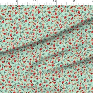 Swearing Fabric Floral Cursing by Cynthiafrenette Mature Swear Cotton ...