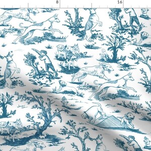 Dog Park Toile Fabric Barkitecture by 3rittanylane Dog - Etsy
