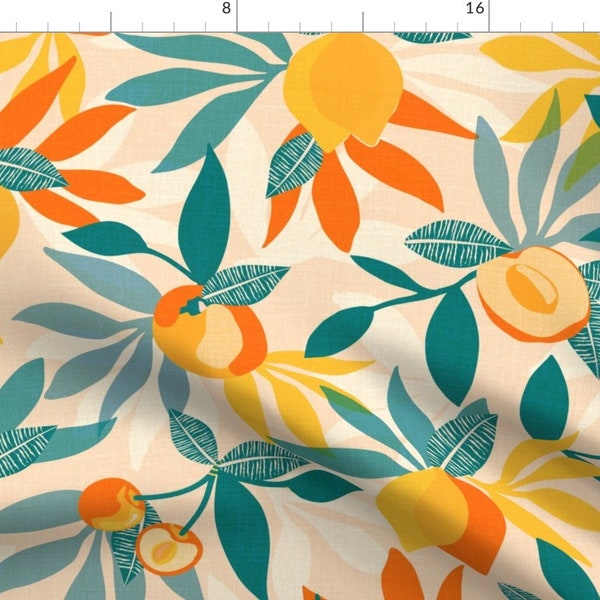 Orange Teal Yellow - Etsy