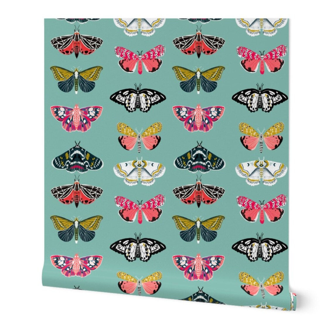Moth Wallpaper Moths Butterflies Lepidoptery by Andrea | Etsy