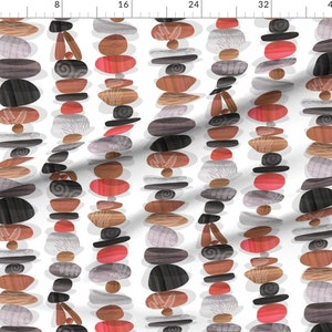 Rock Stacks Fabric Rock Stacks by Cjldesigns Geology Rocks Fossils ...