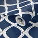 Nautical Wallpaper Fish Net-navy by Fleamarkettrixie Blue White Custom ...