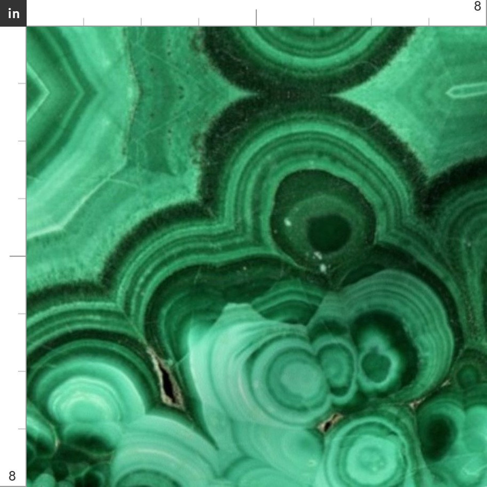 Mirrored Malachite Fabric Malachite 4 Large Scale by - Etsy