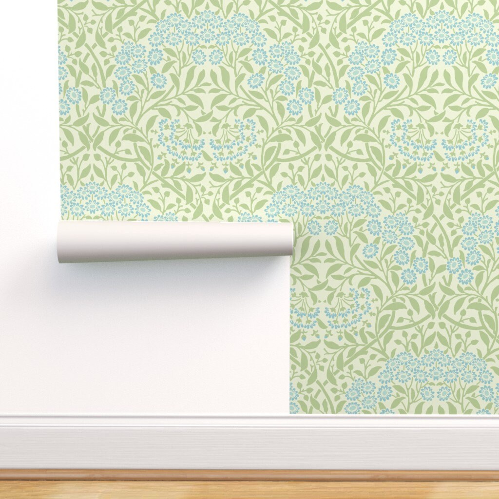 Woodblock Wallpaper Morris Woodblock Wallpaper by Chantal | Etsy