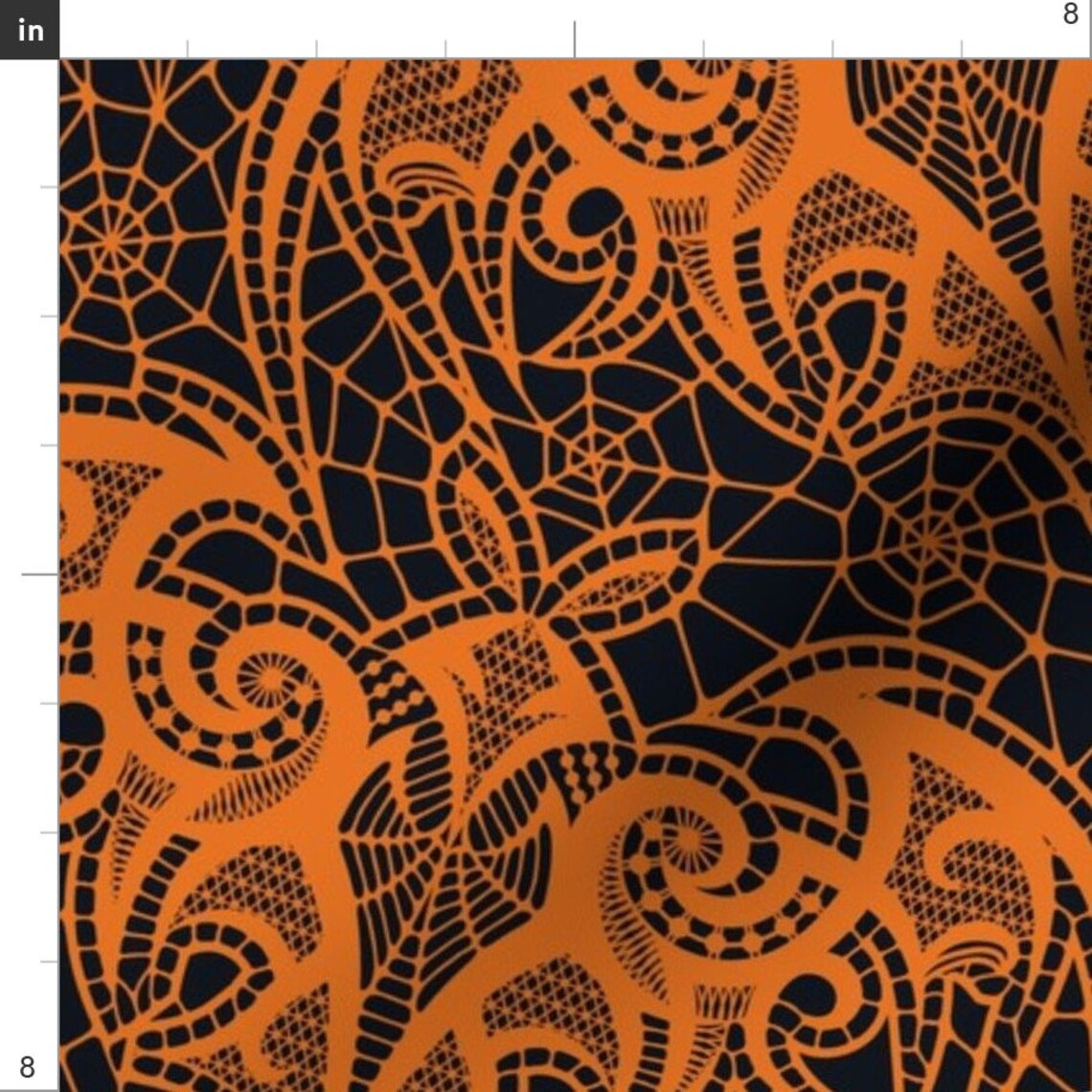 Halloween Fabric Lace Bats by Studiotendesign Carrot - Etsy