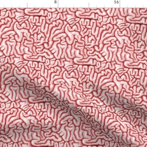 Brain Fabric High Contrast Brains by Sufficiency Anatomy | Etsy