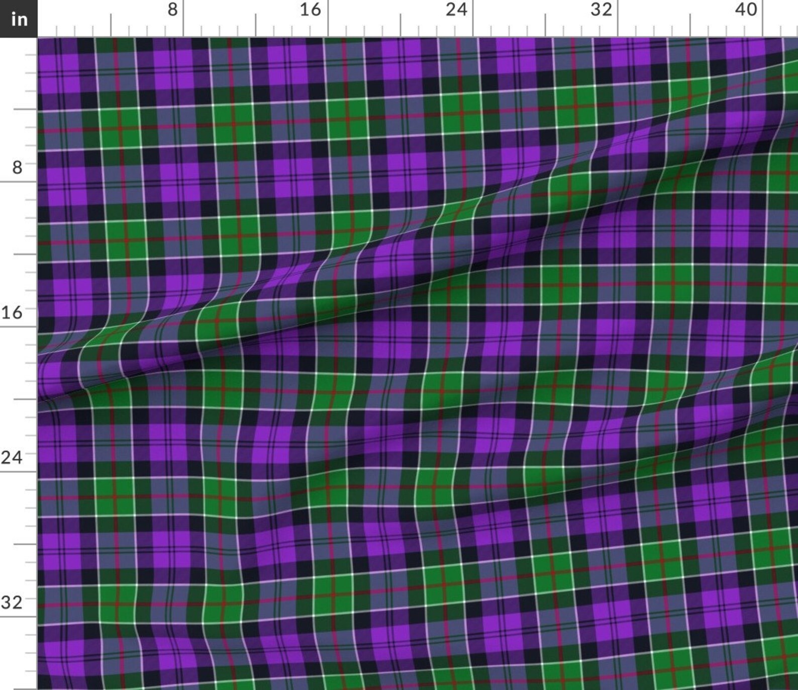 Colquhoun Fabric Colquhoun Tartan Variant 6 Modern - Etsy