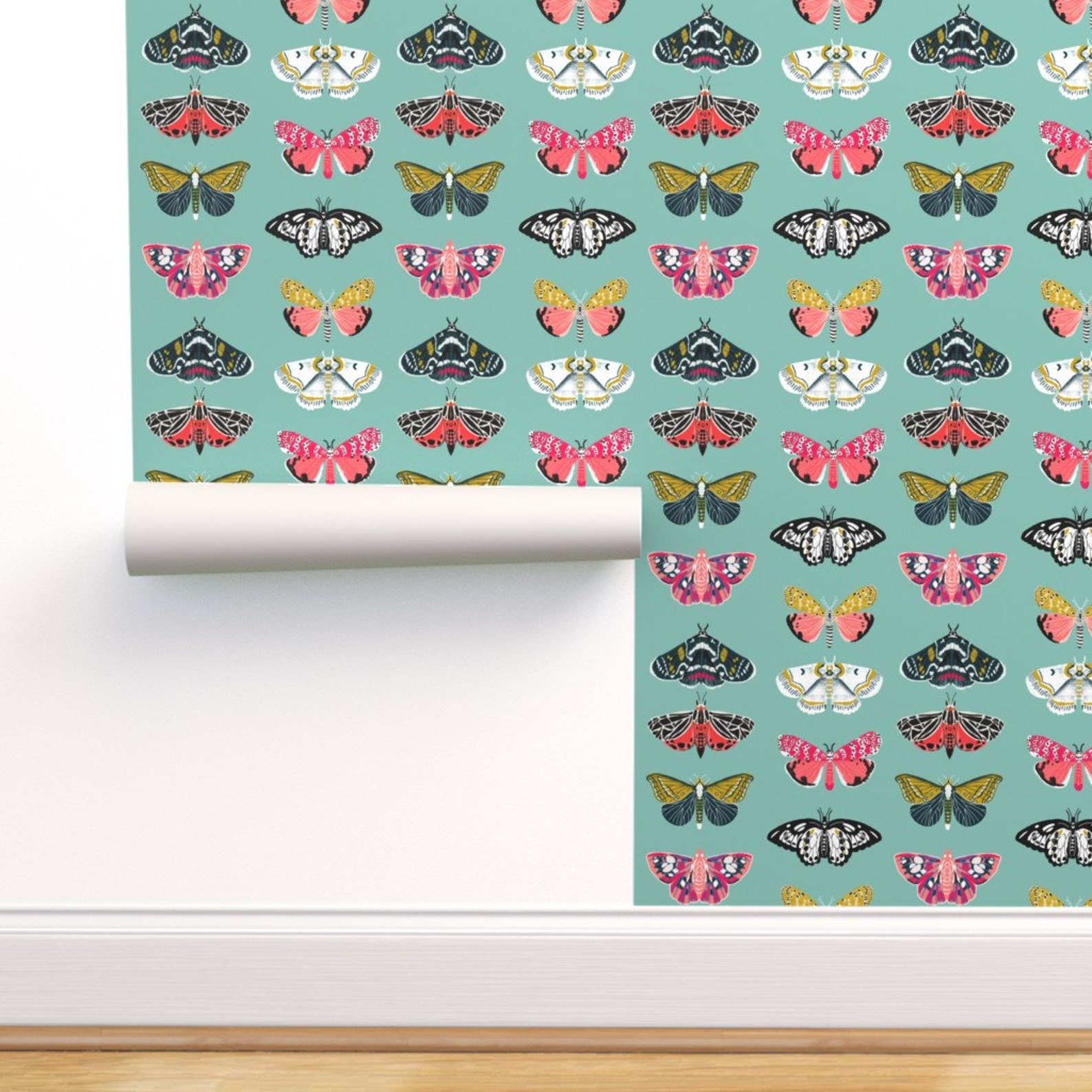 Moth Wallpaper Moths Butterflies Lepidoptery by Andrea | Etsy