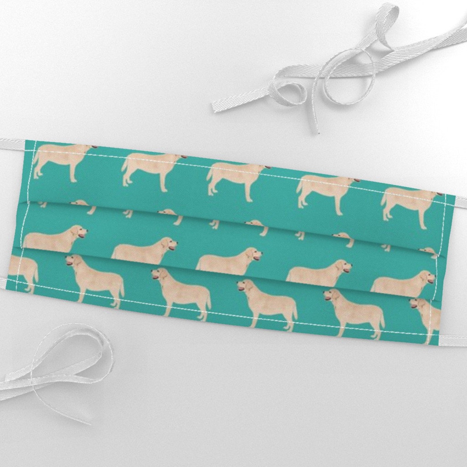 Yellow Labrador Dog Fabric Labrador Yellow Fabric by | Etsy