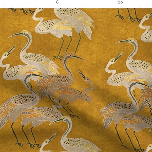 Yellow Chinoiserie Fabric - Etsy