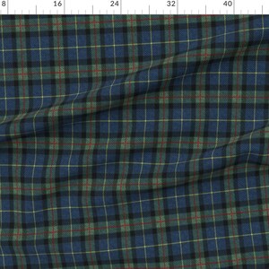 Plaid Upholstery Fabric- Classic Blue Tartan by Willowlanetextiles ...