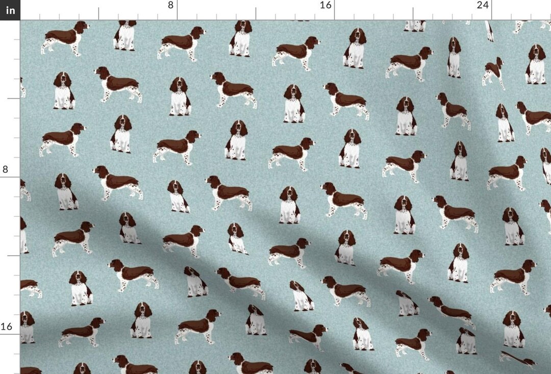 English Spaniel Fabric - English Springer Spaniel Pet by Petfriendly ...