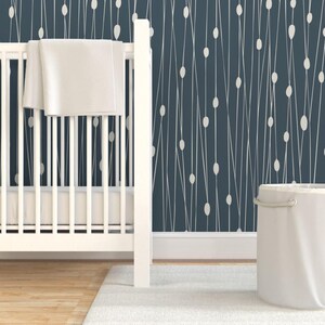 Modern Line Wallpaper - Entangled Geometric Lines by Heatherdutton ...