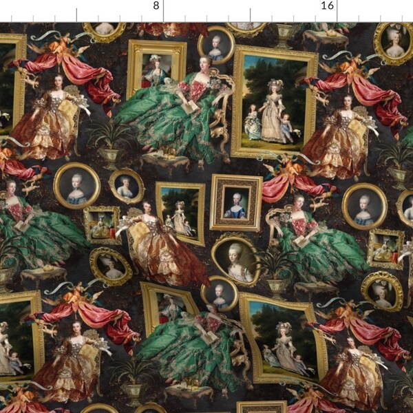 French Toile Fabric - Etsy