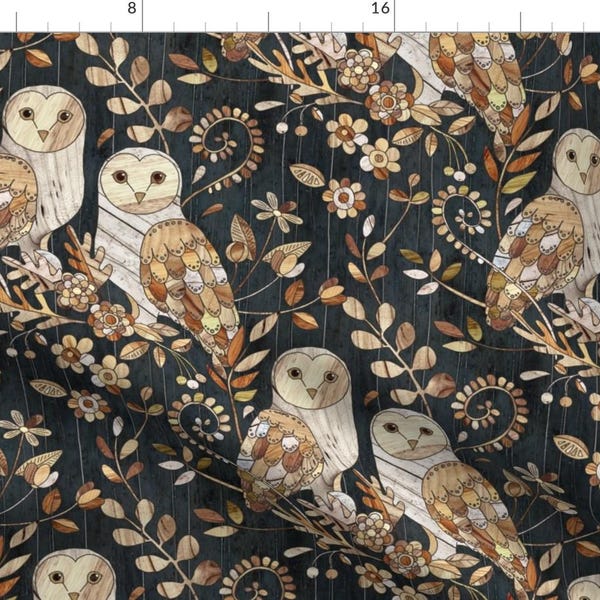 Owl Fabric - Etsy