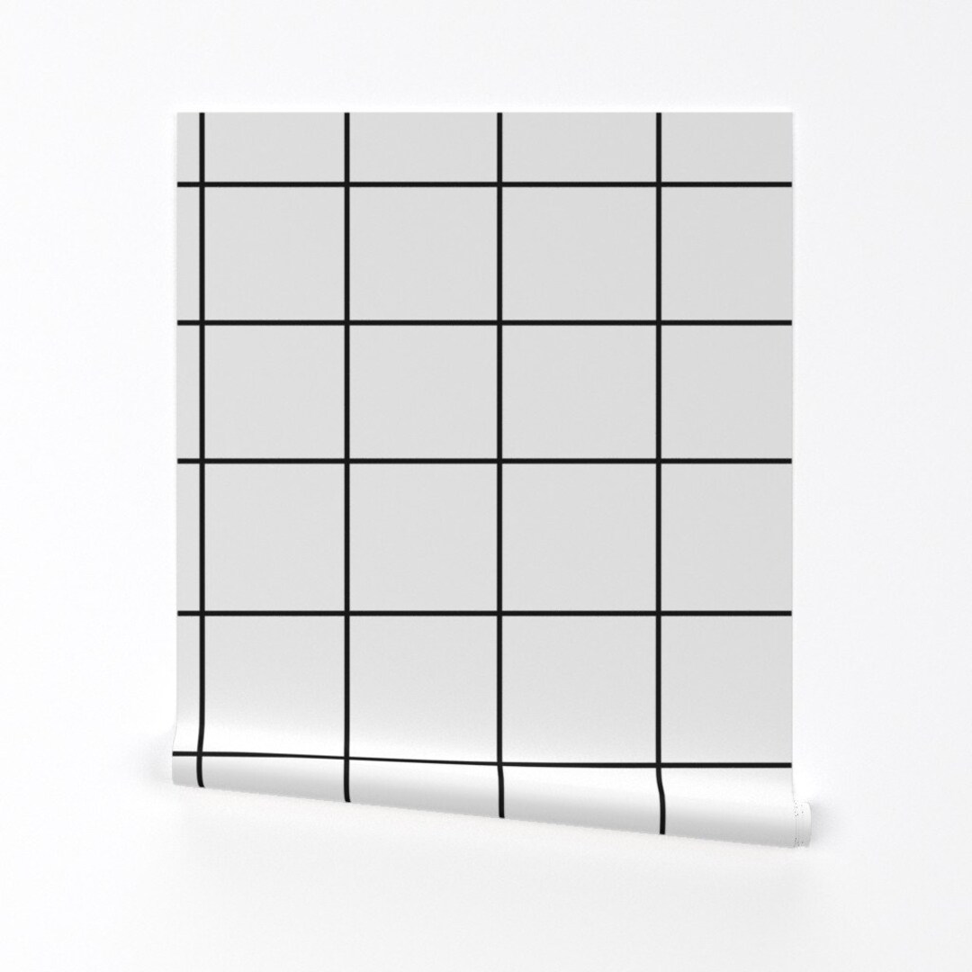 Grid Wallpaper Black and White Monochrome Grid by Sunny Afternoon ...