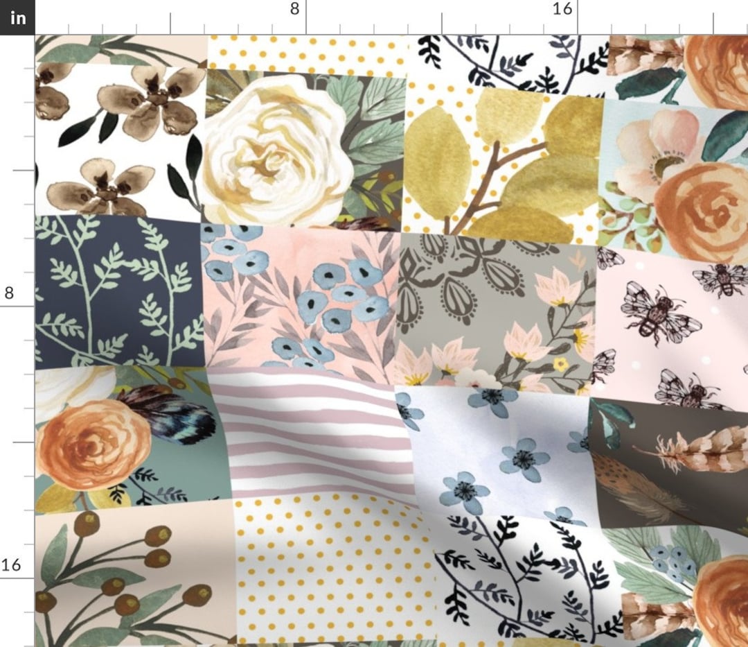 Cheater Quilt Fabric Western Autumn Whole Cloth Quilt by - Etsy