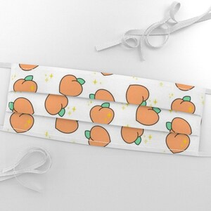 Peaches Fabric Sparkle Peach By Magic Circle Peaches | Etsy