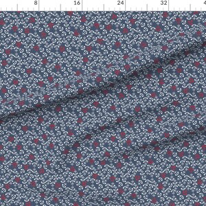 Nautical Navy, Red and White Fabric Anchors-away-blue by Mag-o Beachy ...